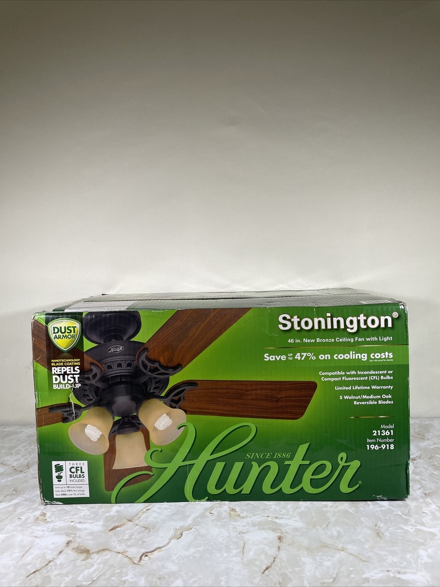 Hunter New Bronze Ceiling Fan