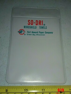 Vintage Fort Howard Paper Company Green Bay WI Advertising Pocket ...