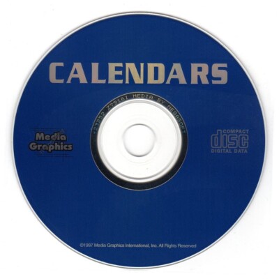 Publisher's Paradise CALENDARS (PC-CD, 1997) for Windows 95 - NEW CD in ...