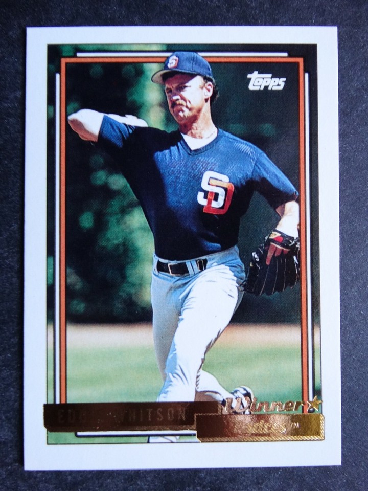 1992 Topps Gold Winners Baseball Cards Complete Your Set U Pick List ...