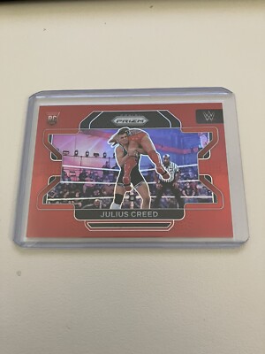 2022 Panini Prizm WWE Wrestling JULIUS CREED #75 RC Rookie Red Parallel ...