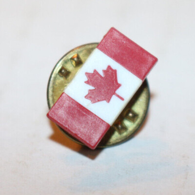 4x Vintage Canadian Flag Lapel Pin travel country enamel mapel leaf ...