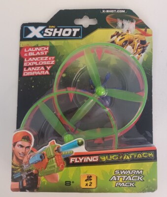 Zuru X-Shot Flying Bug Attack Bugs Swarm Attack Pack Flying Targets ...