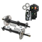 30" 34" Differential Rear Axle kit Snow Sand Tracks Rear Wheel FOR Go ...