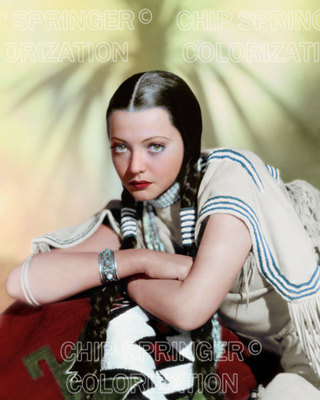 SYLVIA SIDNEY IN BEHOLD MY WIFE 1934 BEAUTIFUL COLOR PHOTO BY CHIP ...