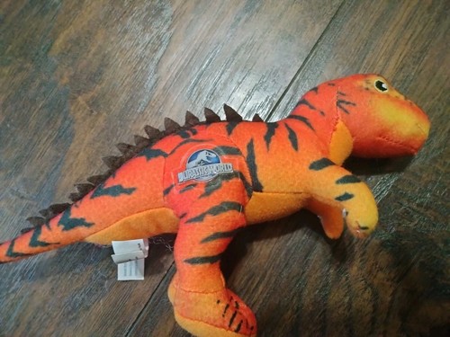 Jurassic World Dino Hybrid Orange Red T-Rex Raptor Plush Toy Factory ...