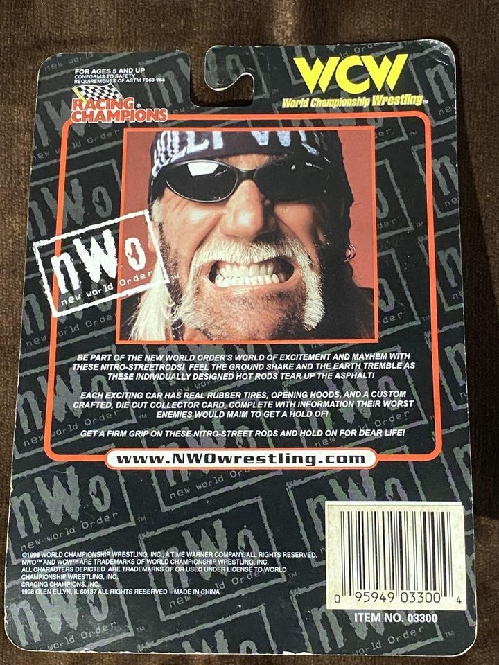 Ultra Rare WCW nWo Hulk Hogan Diecast Car - Unopened | eBay
