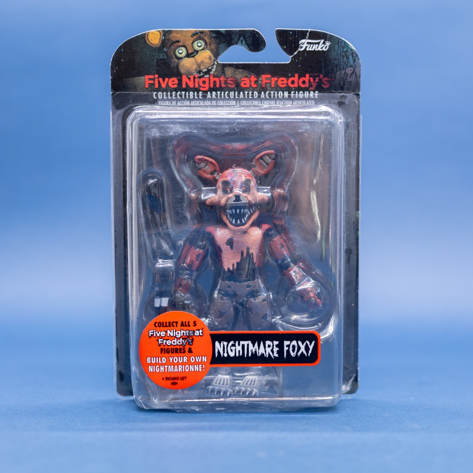 Nightmare Foxy Figure FNAF Five Nights at Freddy's 2016 Funko New In Box