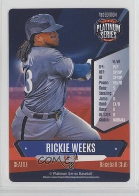 2015 Platinum Series Baseball 1st Edition Rickie Weeks 0h1 | eBay