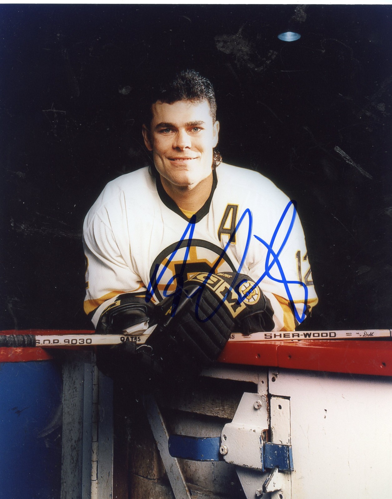 ADAM OATES BOSTON BRUINS ROOKIE SIGNED AUTOGRAPHED 8X10 PHOTO | eBay