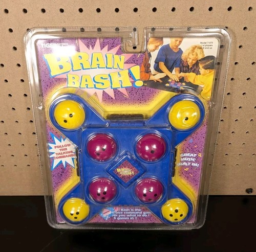 Tiger Electronics Brain Bash Voice Command Memory Game Vintage 1994 NOS ...
