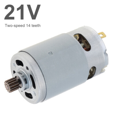 RS550 DC Motor 21V 29800RPM Electric Saw Motor with 14 Teeth 8.2mm Gear ...