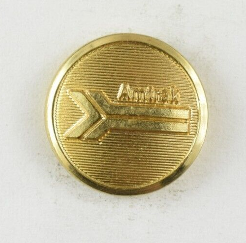 Vintage Amtrak Railroad Crew Employee Original Uniform Button L9A | eBay