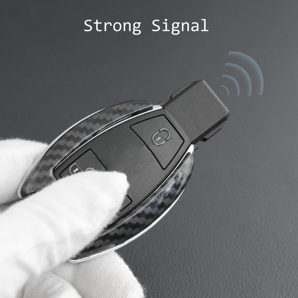 Carbon Fiber Key Fob Cover Case For Mercedes W166 W204 W205 W212 X156 ...