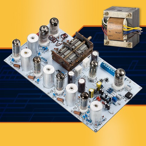 Vintage Vacuum Tube FM Radio Valve Stereo Audio Receiver Assembled ...