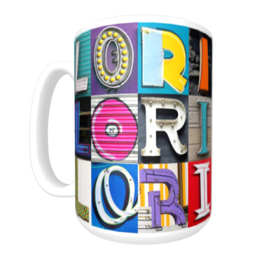 LORI Coffee Mug / Cup featuring the name in photos of sign letters | eBay