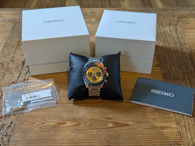 Seiko Prospex SSC947 Speedtimer Pogue Solar Chronograph Watch | eBay UK