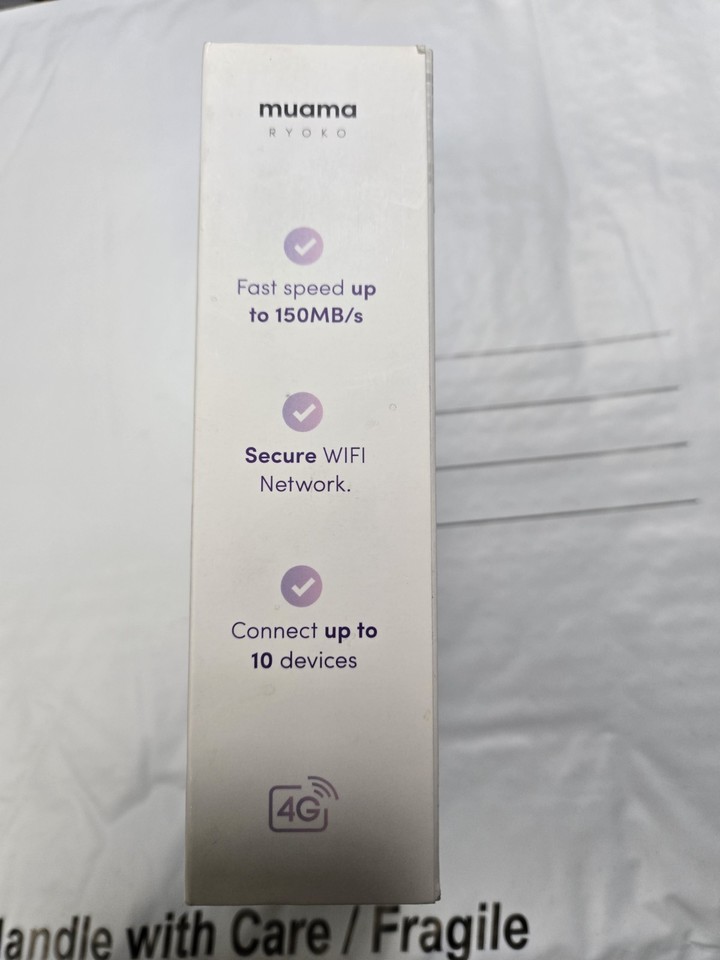 Muama Ryoko 4G-LTE Mobile Broadband Portable Wireless WiFi Router With ...