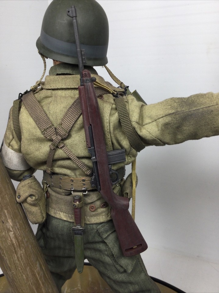 1/6 CUSTOM WW2 US 7TH NAVAL BEACH BTN. BEACHMASTER OMAHA BEACH DIORAMA ...