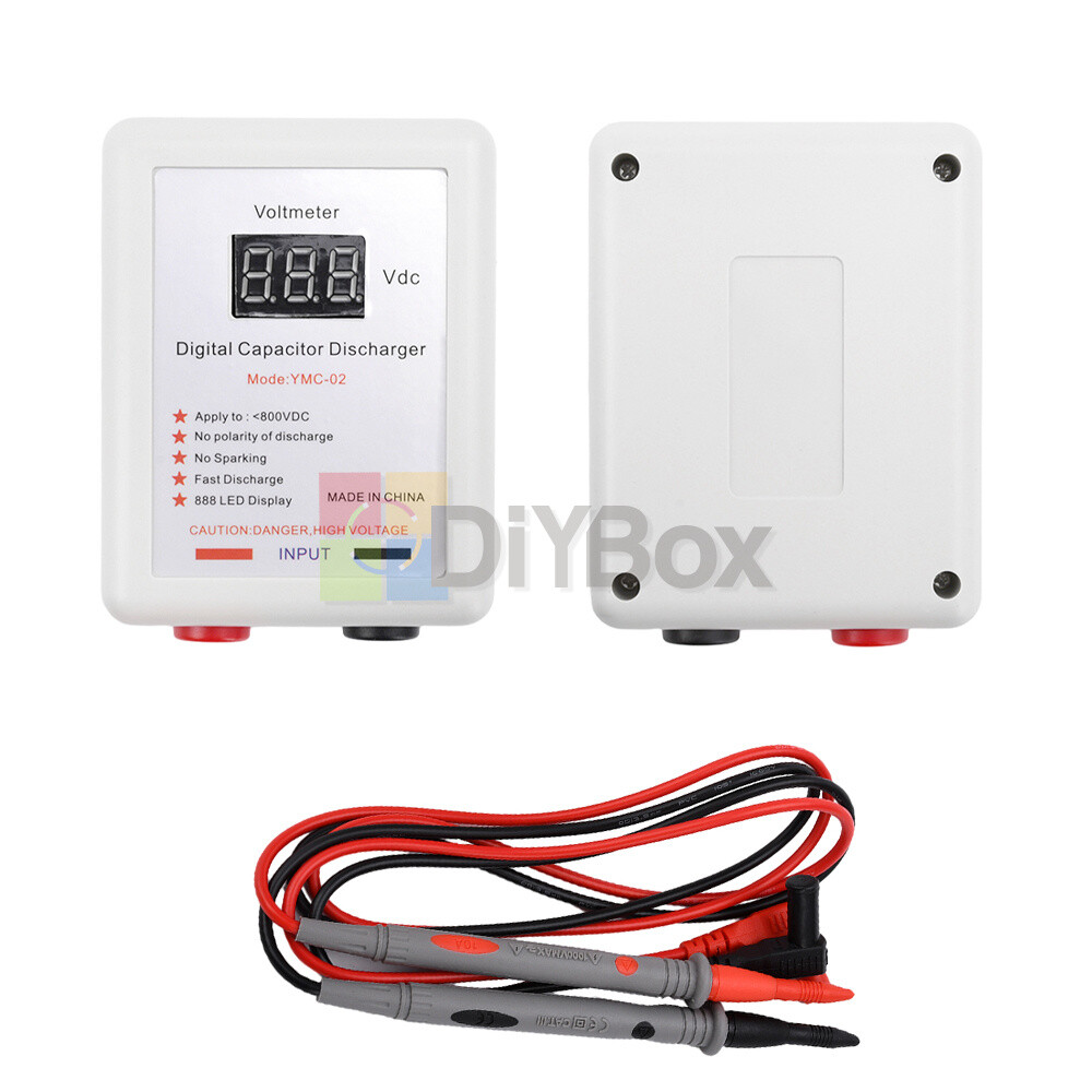Digital Capacitor Discharge Pen Discharging Tool with Voltmeter without ...