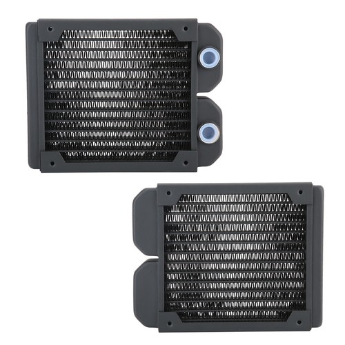 Computer Water Cooling Copper Radiator 14 Tubes CPU Cooler Heatsink ...