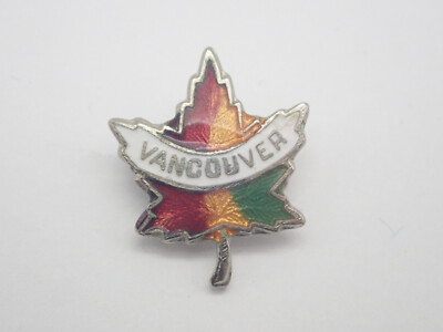 Vancouver Leaf Vintage Lapel Pin | eBay