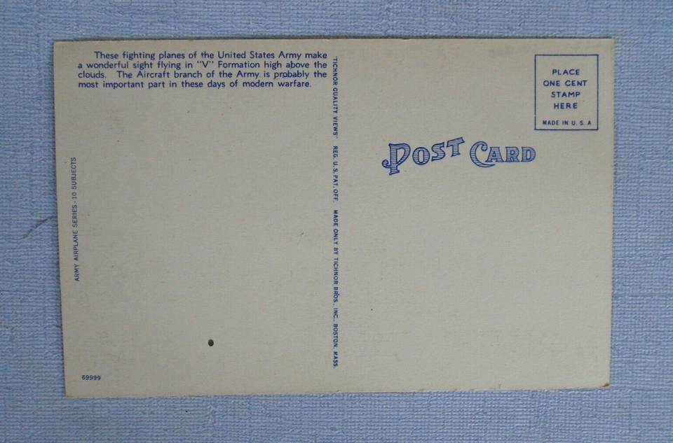 WWII post card, The US Army Flying for Victory | eBay