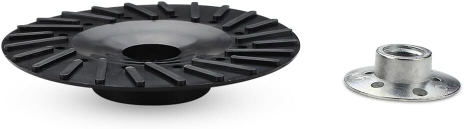 1 Pack - 4-1/2" x 5/8"-11 Resin Fiber Disc Backing Pad with Lock Nut ...