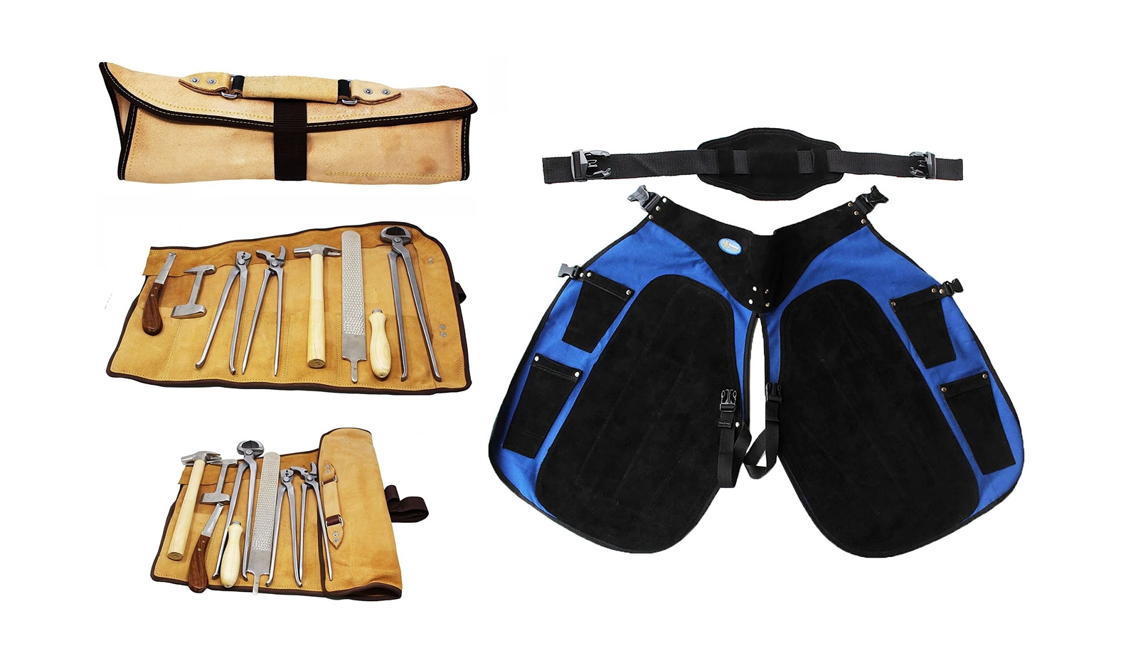 ProRider USA Horse Farrier Tool Equine Hoof Care Tool Kit w/Apron 98498 ...