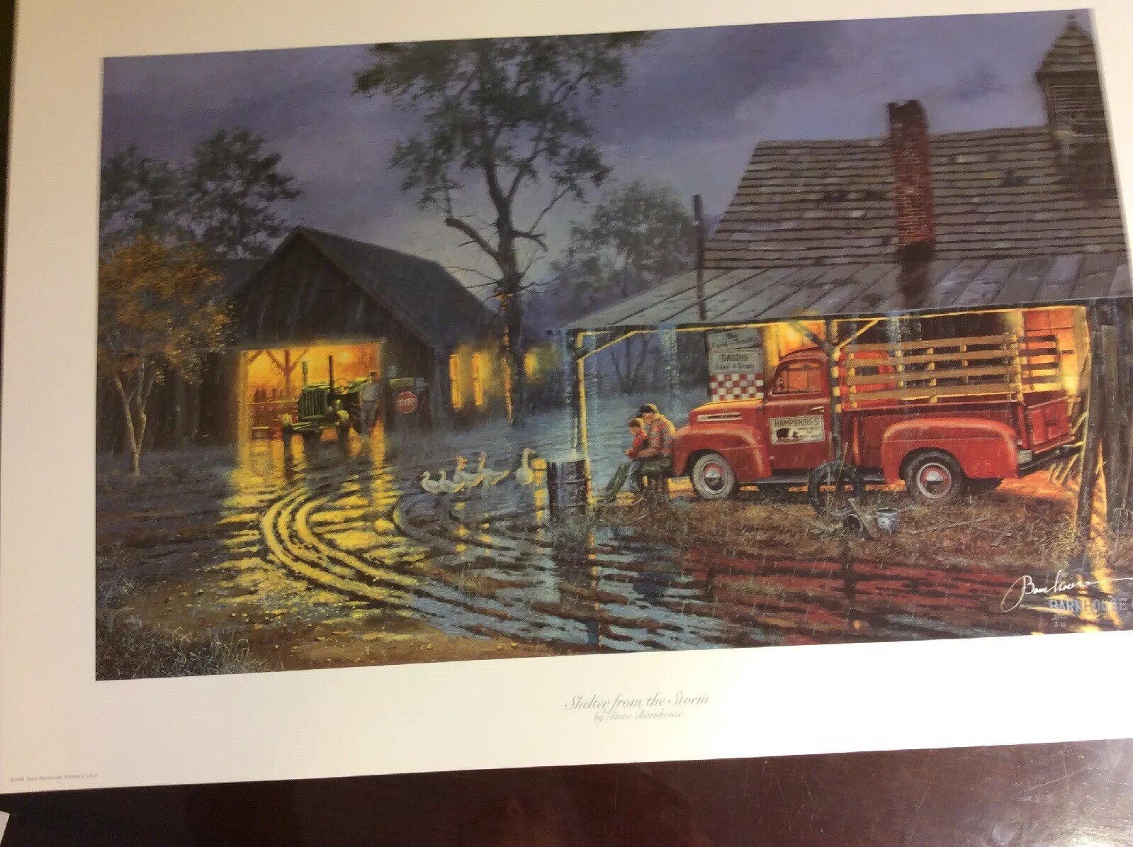 David Barnhouse, “Shelter From The Storm “ 222/1950, 1996 | eBay