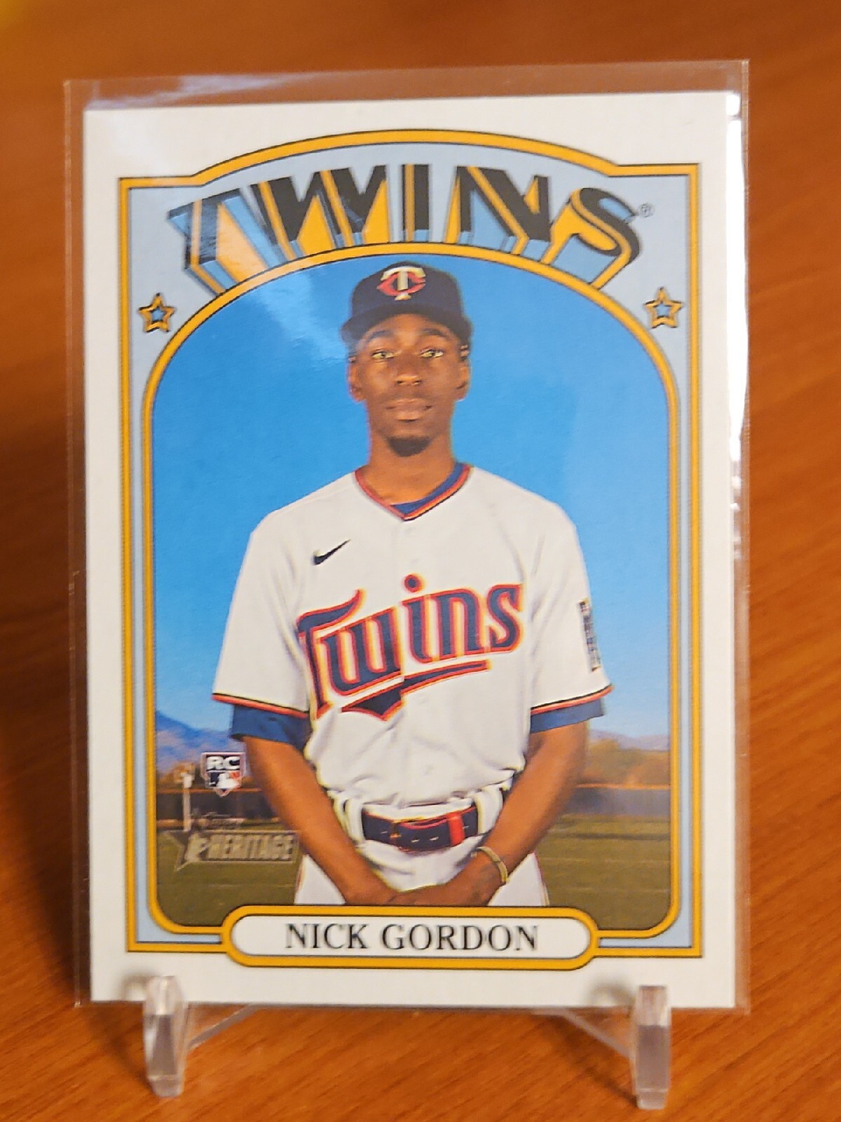 2021 Topps Heritage High Number Nick Gordon RC 652 Minnesota Twins | eBay