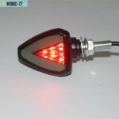 12V Scooter Moped Motorcycle LED Turn Signal Light Indicator w/ Red ...