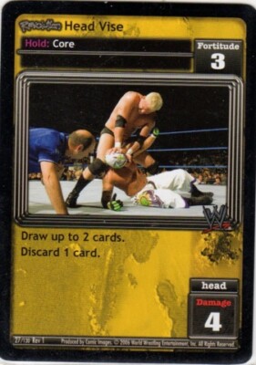 WWE: Head Vise [Played] card type Hold Raw Deal Wrestling WWF | eBay