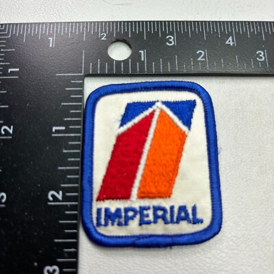 Vintage IMPERIAL Patch advertising colorful red orange blue 41MS | eBay
