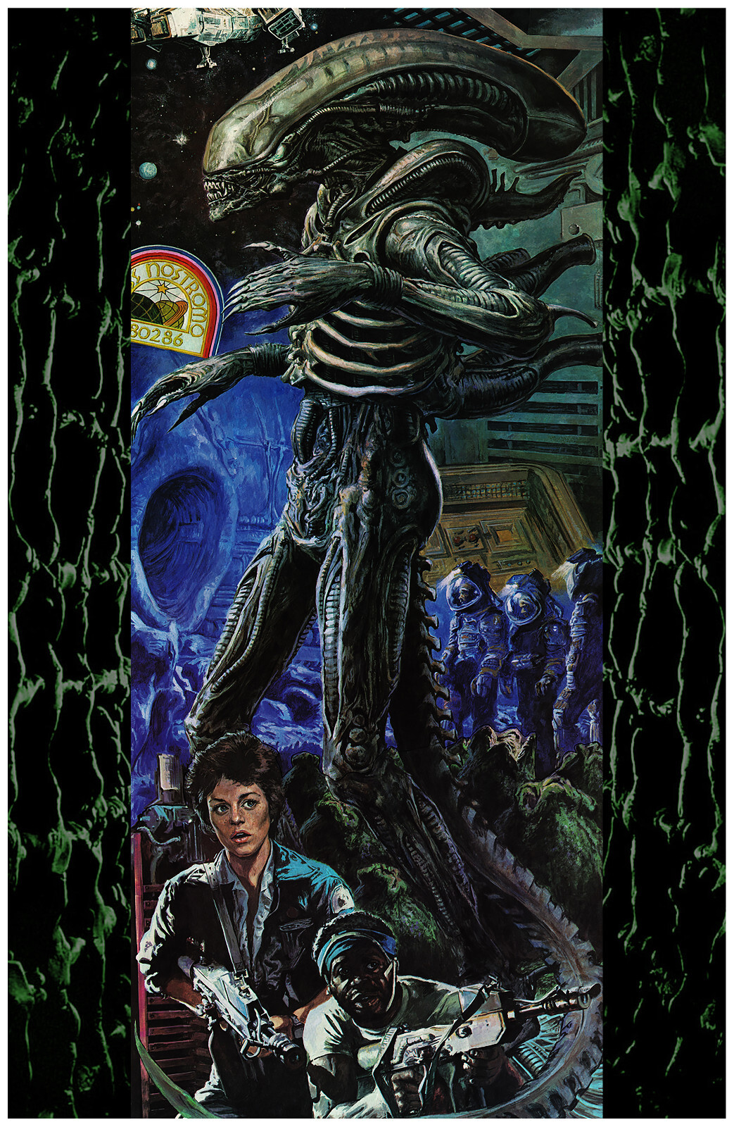 ALIEN Puzzle Xenomorph Retro Horror 11 x 17 Reproduction Poster ...