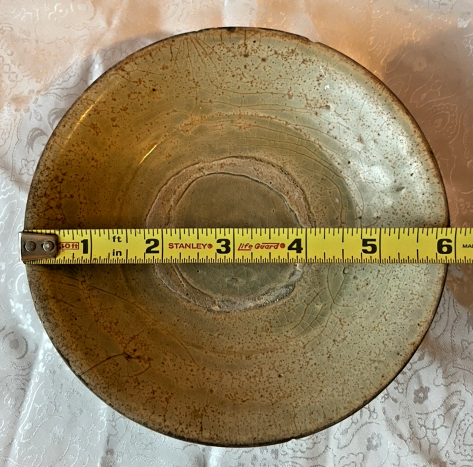 Antique Chinese Song Dynasty Pottery Bowl Celadon Glaze 6" Diameter | eBay