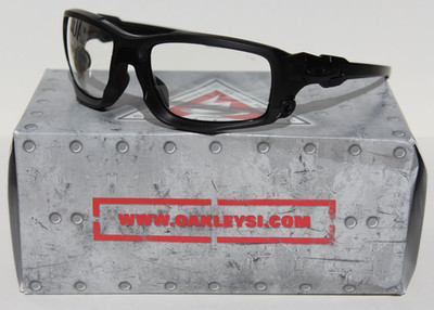 OAKLEY Shocktube SI Ballistic Matte Black/Clear and Grey Lenses OO9329 ...