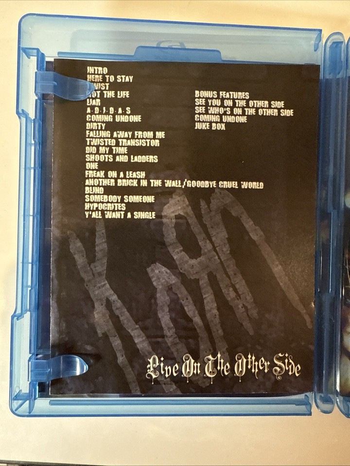 Korn - Live On The Other Side (Blu-ray Disc, 2008) Music 14381510256 ...