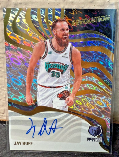 2024-25 PANINI REVOLUTION JAY HUFF AUTO AUTOGRAPH SP MEMPHIS GRIZZLIES ...