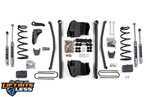 BDS Suspension 1771H/1771FS/665H/665FS/1772FS/1772H 4" Lift Kit w/ Long ...
