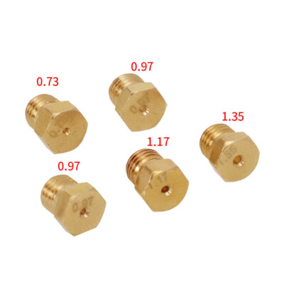 5X Burner Gas Hob LPG Conversion Kit Jets Nozzles Propane 0.73 0.97 1. ...