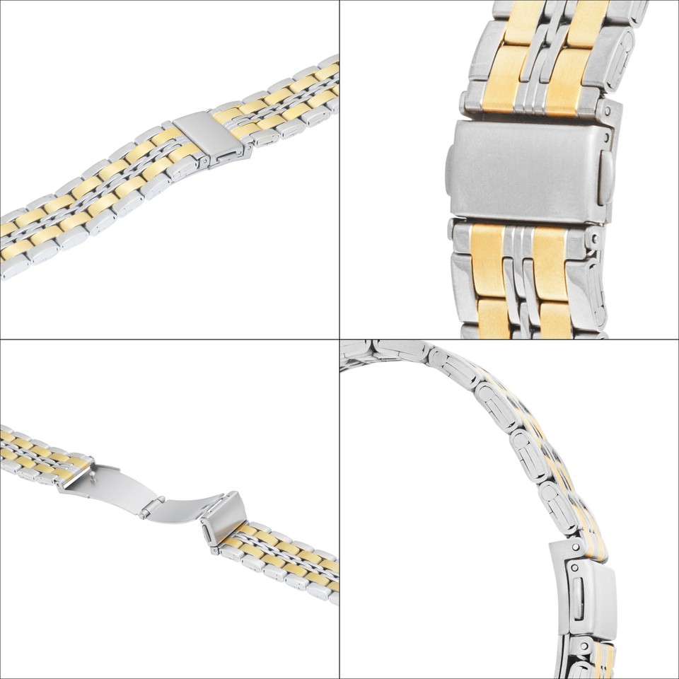 20mm Jubilee Stainless Steel Metal Watch Band for Bulova Oceanographer ...