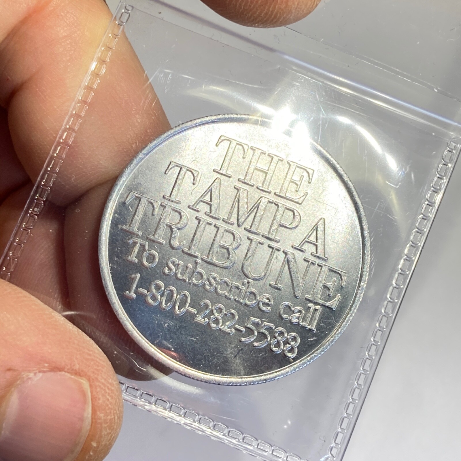 Universal Studios Florida Opening Token Coin 1990 Tampa Tribune ...