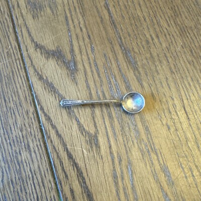 Fine Arts Sterling Silver "Processional" Ladle Salt Spoon Pin/Brooch 2 ...