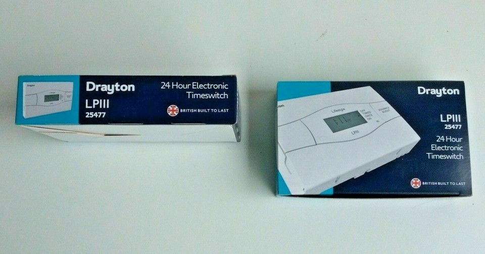 Brand New Drayton 24 Hour Combi Boiler Electronic Timeswitch LP111 ...