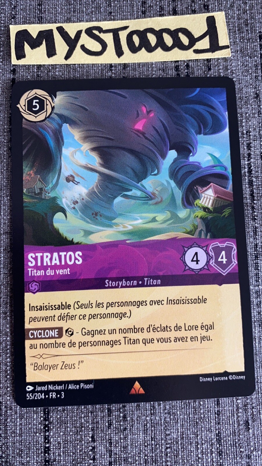 Carte Lorcana Disney TCG Stratos 55/204 Rare Chapitre 3 Français | eBay