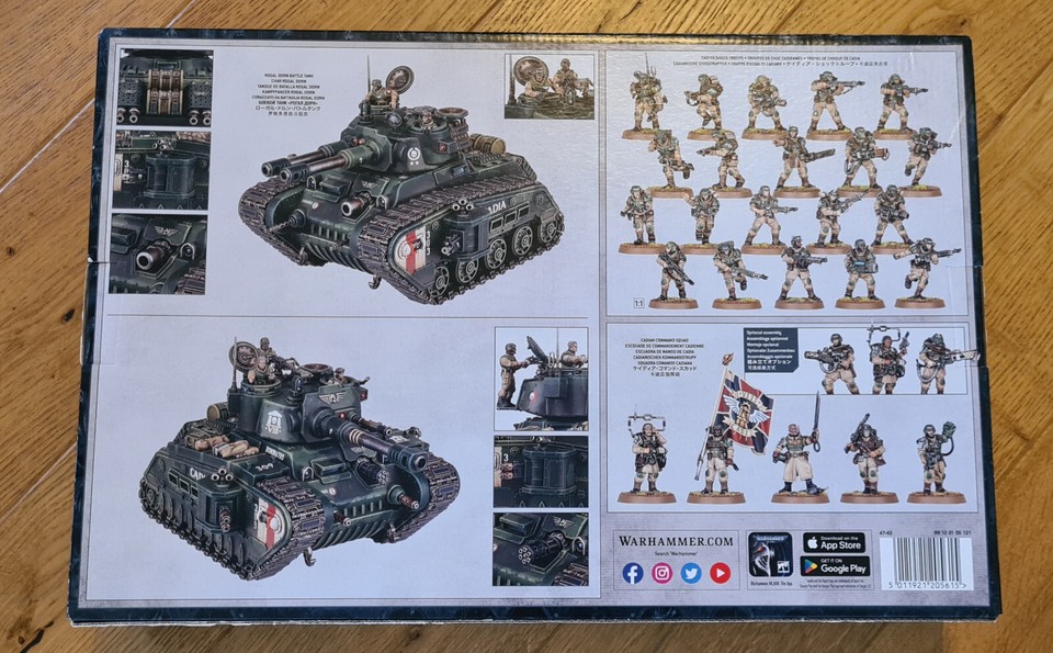 Cadian Defence Force Battlebox Battleforce Warhammer 40K Space Marines ...