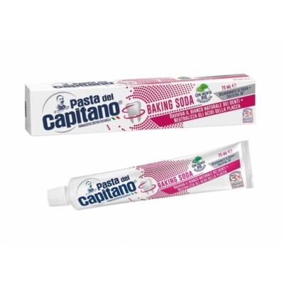 PASTA DEL CAPITANO Baking soda - whitening toothpaste 75 ml | eBay