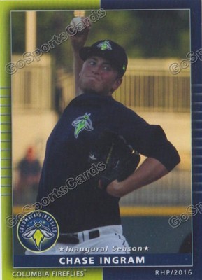 2016 Columbia Fireflies Chase Ingram RC Rookie NY Mets | eBay