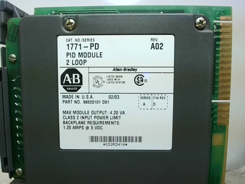 Allen Bradley 1771-PD Series A PID Control Module - New No Box | eBay